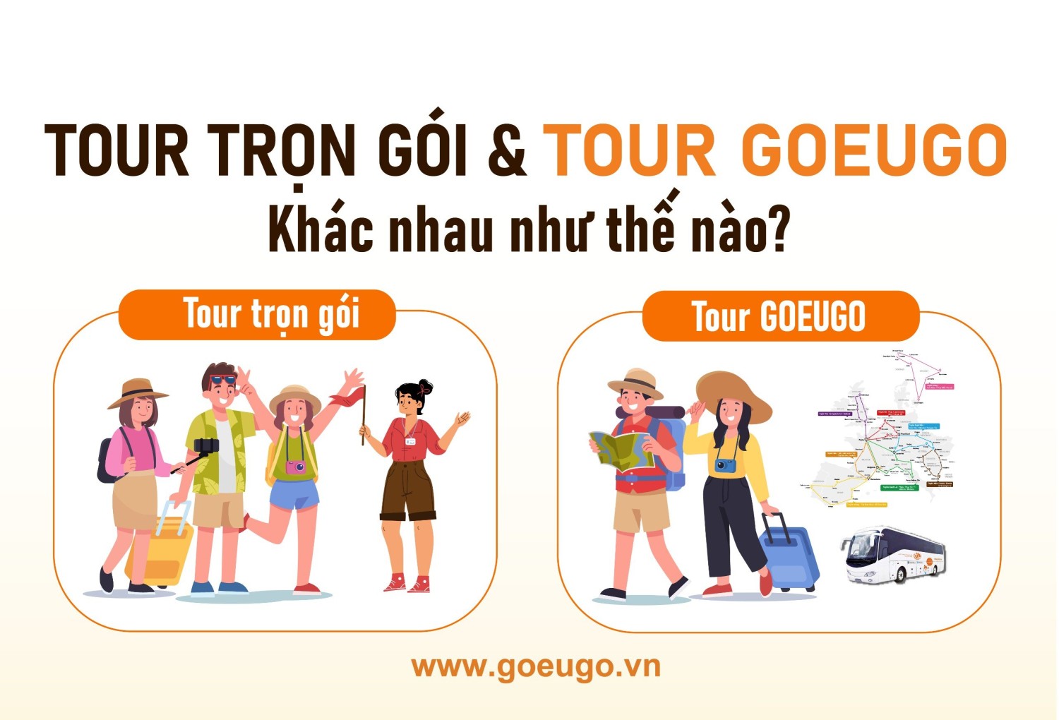 So sánh GOEUGO với tour trọn gói